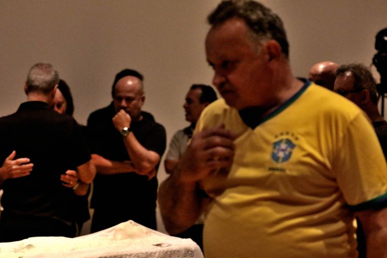 Velório do Zagallo na sede da CBF | Agência Brasil