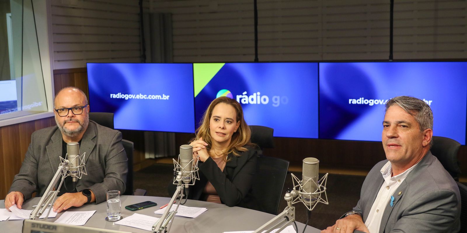 Entrevista ao Progama A Voz do Brasil. | Agência Brasil