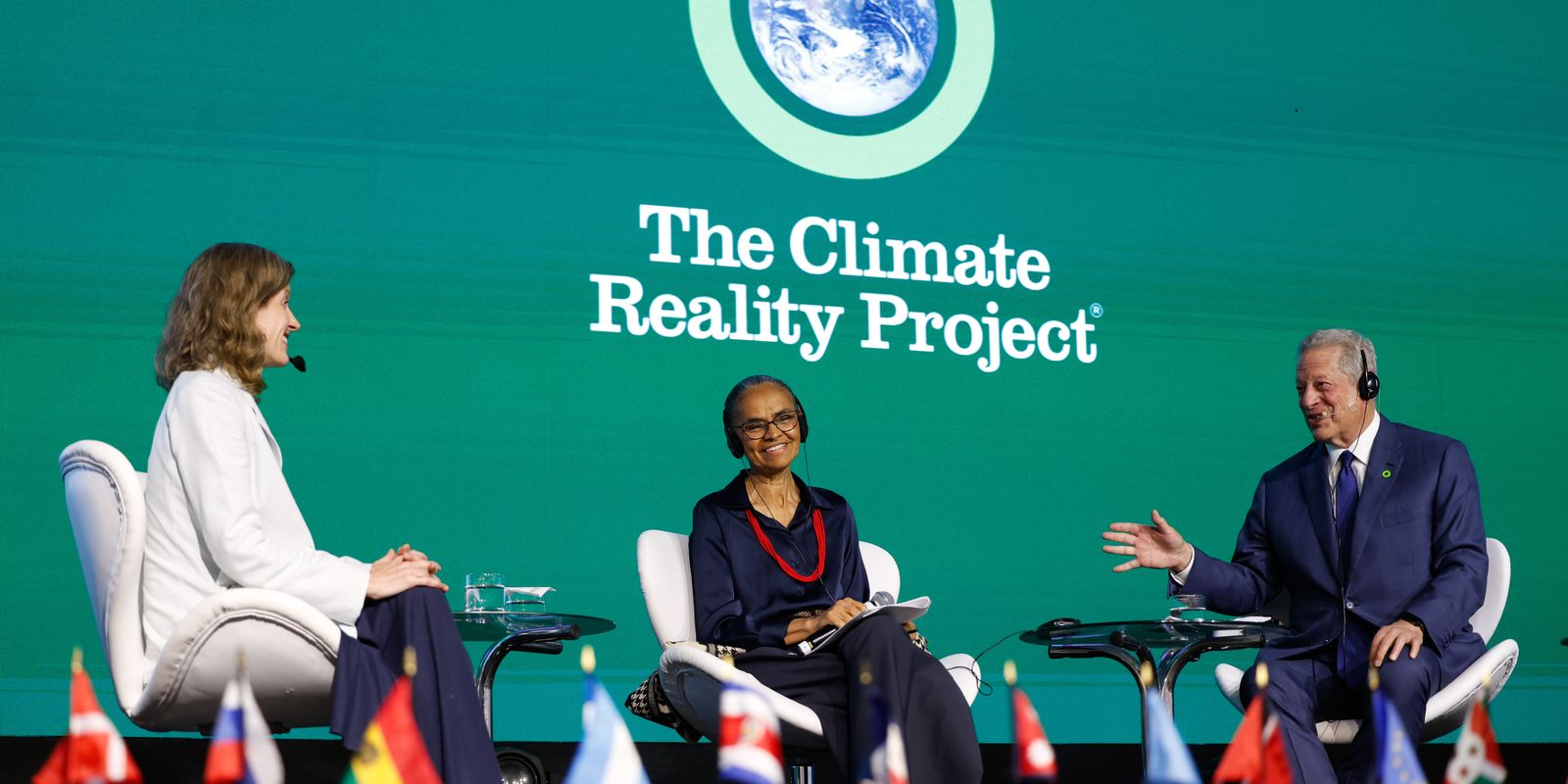 Marina Silva e Al Gore no Climate Reality Project | Agência Brasil