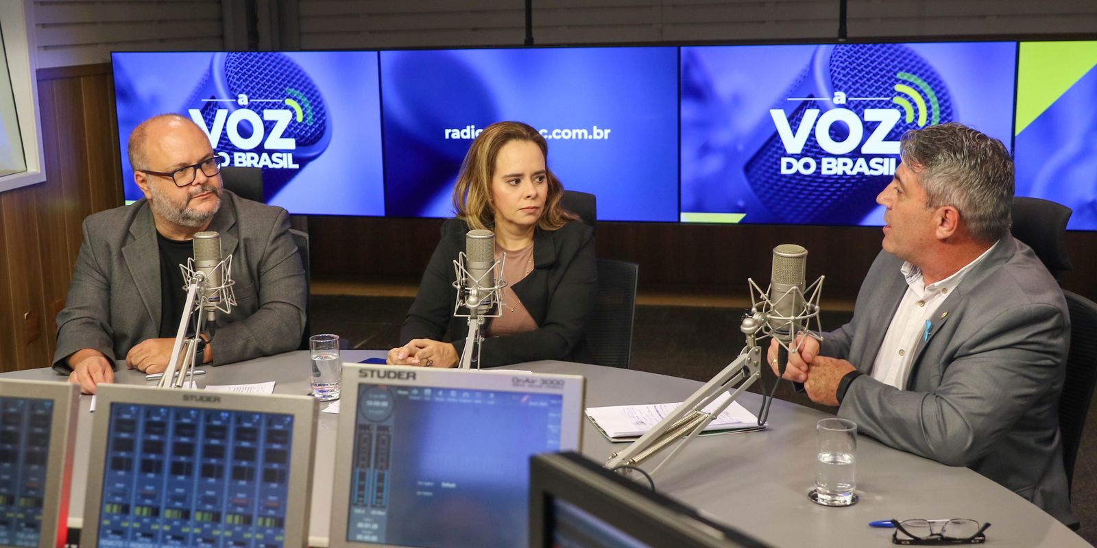 Entrevista ao Progama A Voz do Brasil. | Agência Brasil