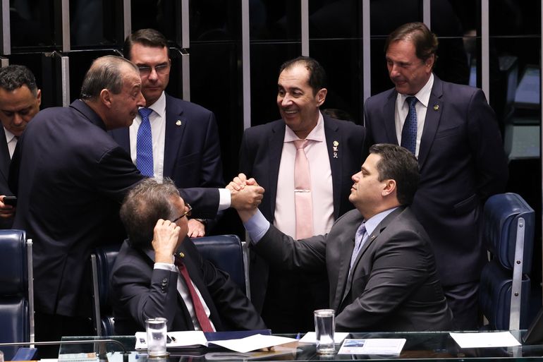 O presidente do Senado, Davi Alcolumbre, | Agência Brasil