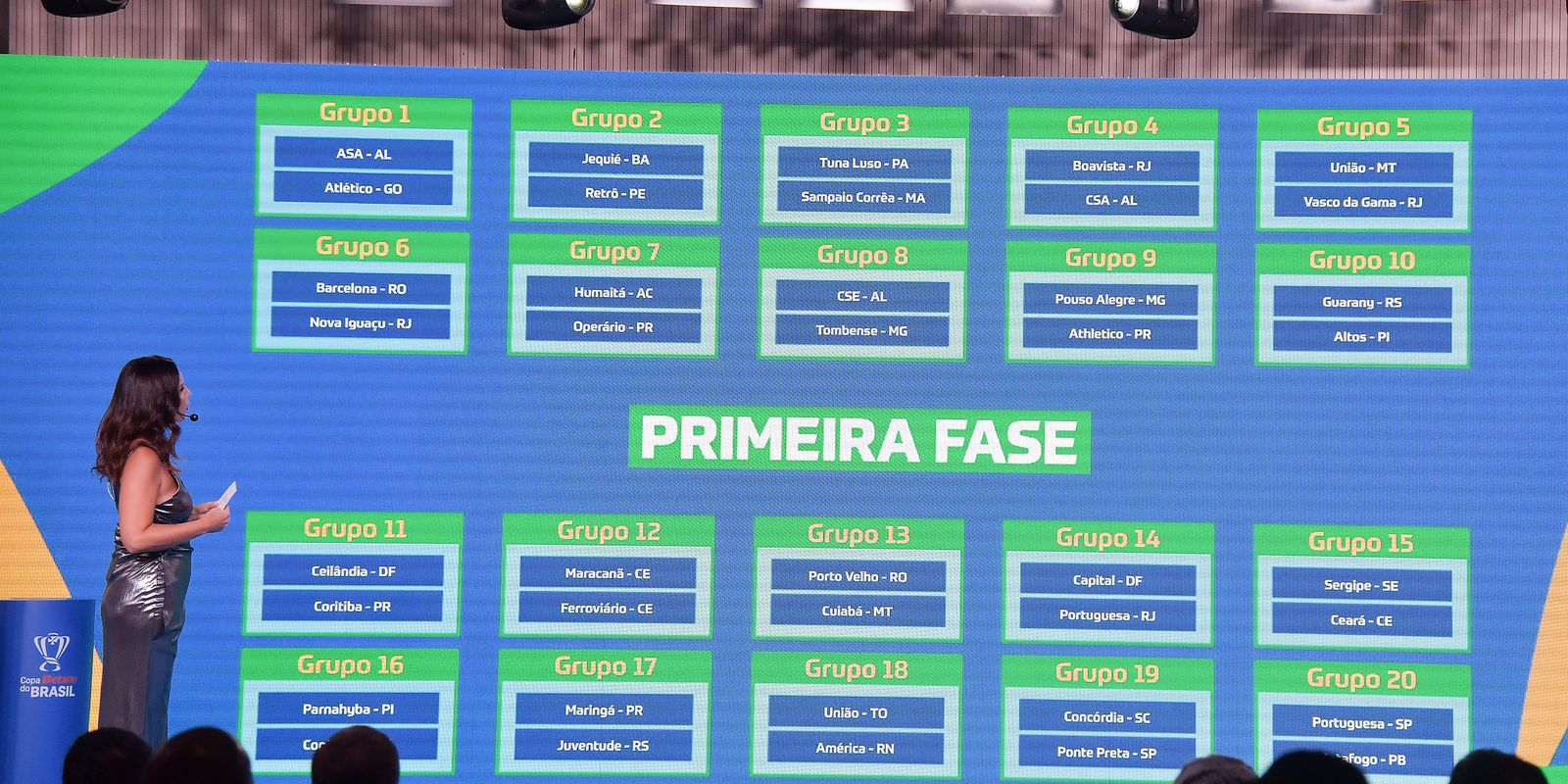 Definidos os jogos da 1ª fase da Copa do Brasil masculina de futebol ...