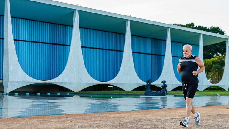 Lula faz tividade fisica no Palácio da Alvorada | Agência Brasil