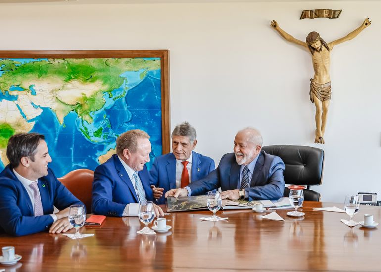 Presidente Lula se reune com Andrew Forrest, da Fortescue | Agência Brasil