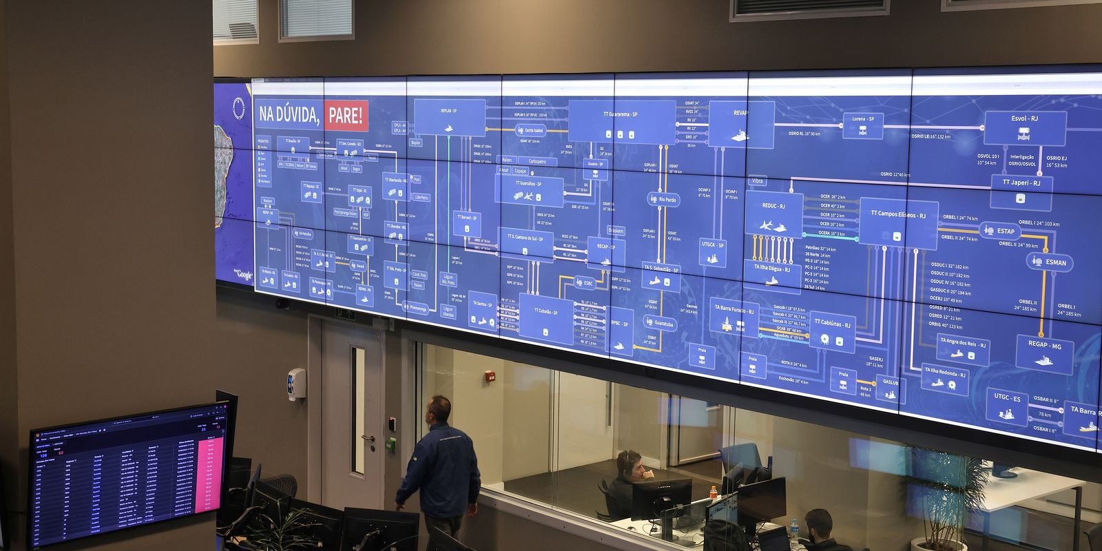 Centro Nacional de Controle e Logística (CNCL) da Transpetro | Agência ...