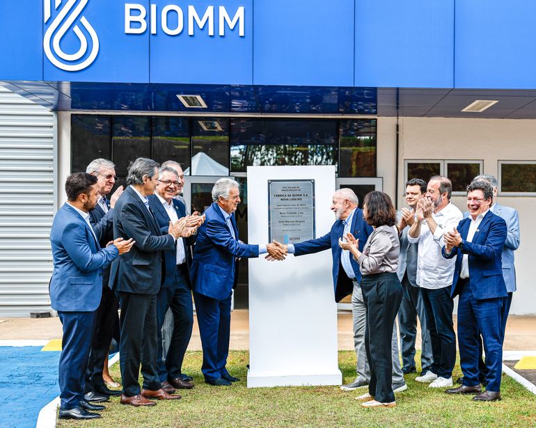 Visita à planta de produção de insulina da Biomm | Agência Brasil
