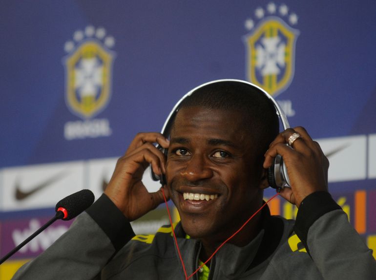 Jogadores concedem entrevista na Granja Comary | Agência Brasil