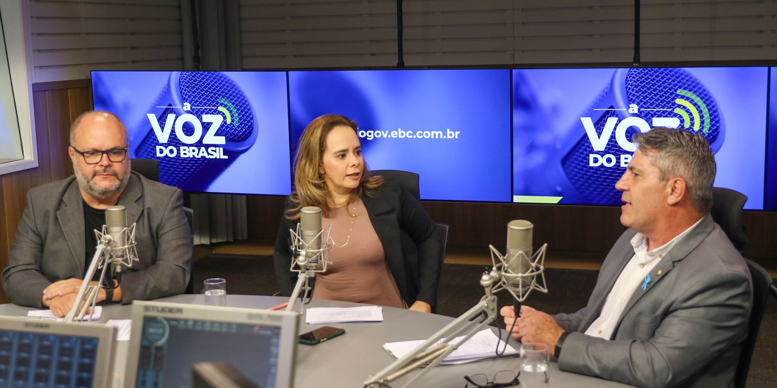 Entrevista ao Progama A Voz do Brasil. | Agência Brasil