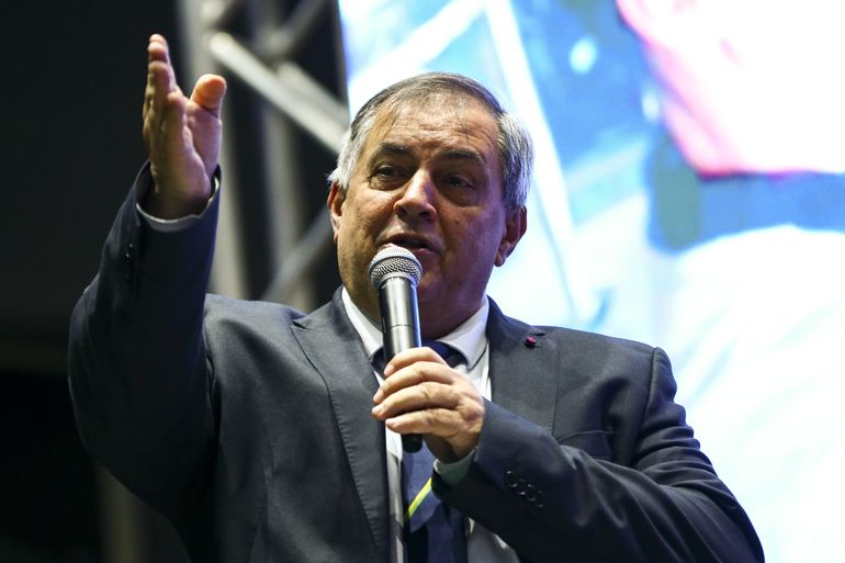 O ministro de Ciência, Tecnologia e Inovações, Paulo Alvim, durante a ...