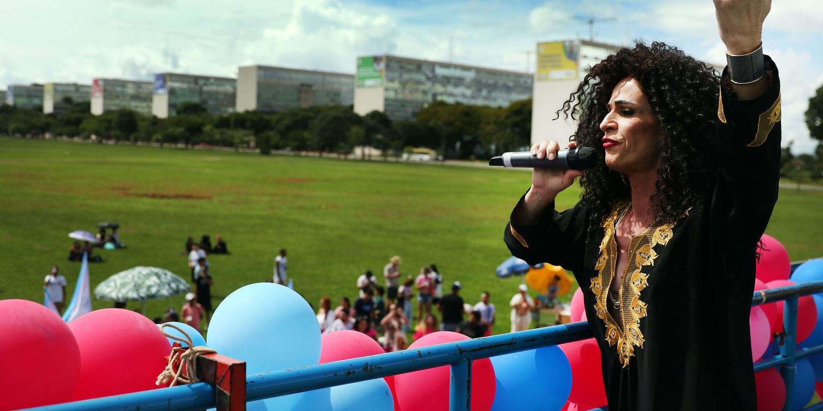 Marsha Nacional pela Visibilidade Trans, em Brasília | Agência Brasil
