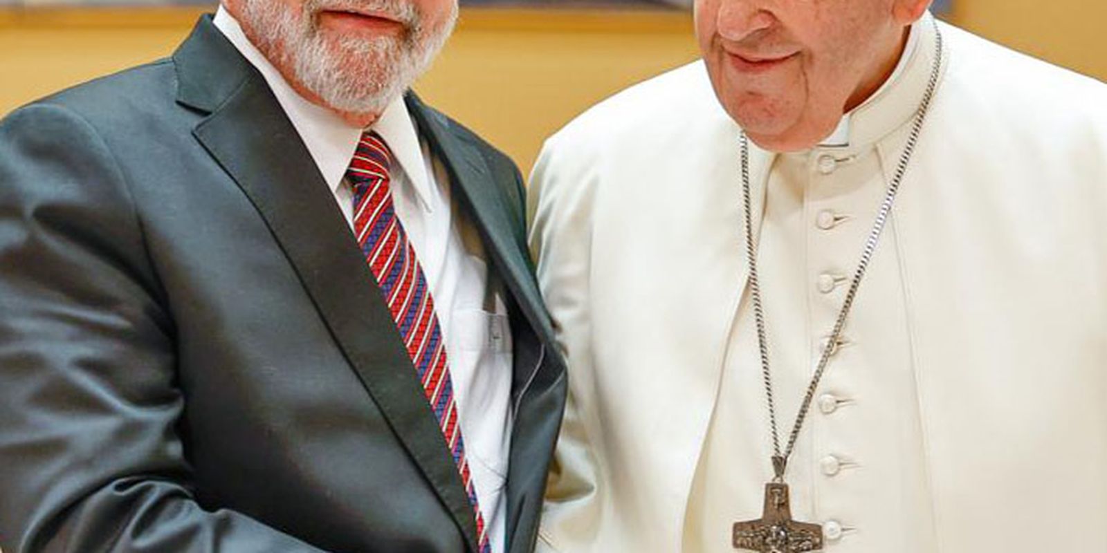 Presidente Lula com papa Francisco | Agência Brasil