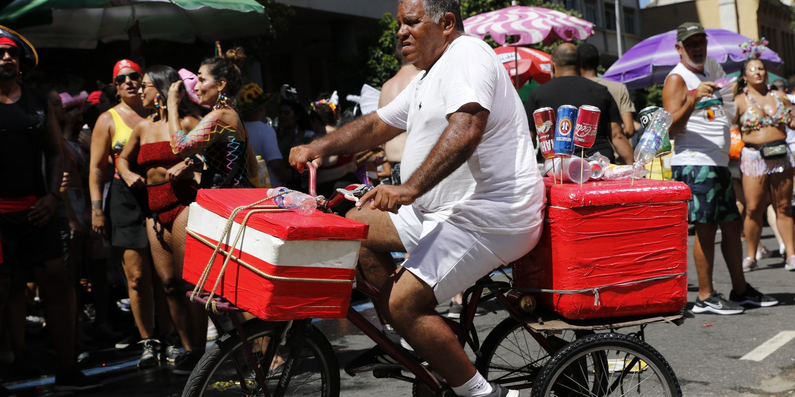 Ambulantes no carnaval de rua do Rio de Janeiro | Agência Brasil