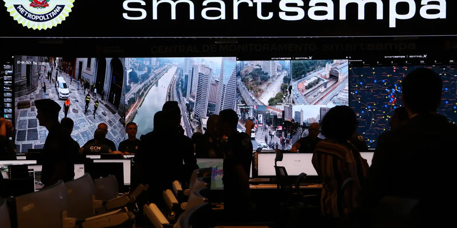 Central de monitoramento Smart Sampa | Agência Brasil