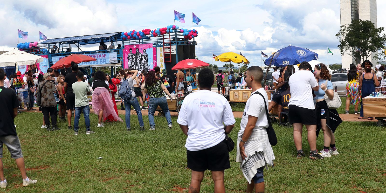 Marsha Nacional pela Visibilidade Trans, em Brasília | Agência Brasil