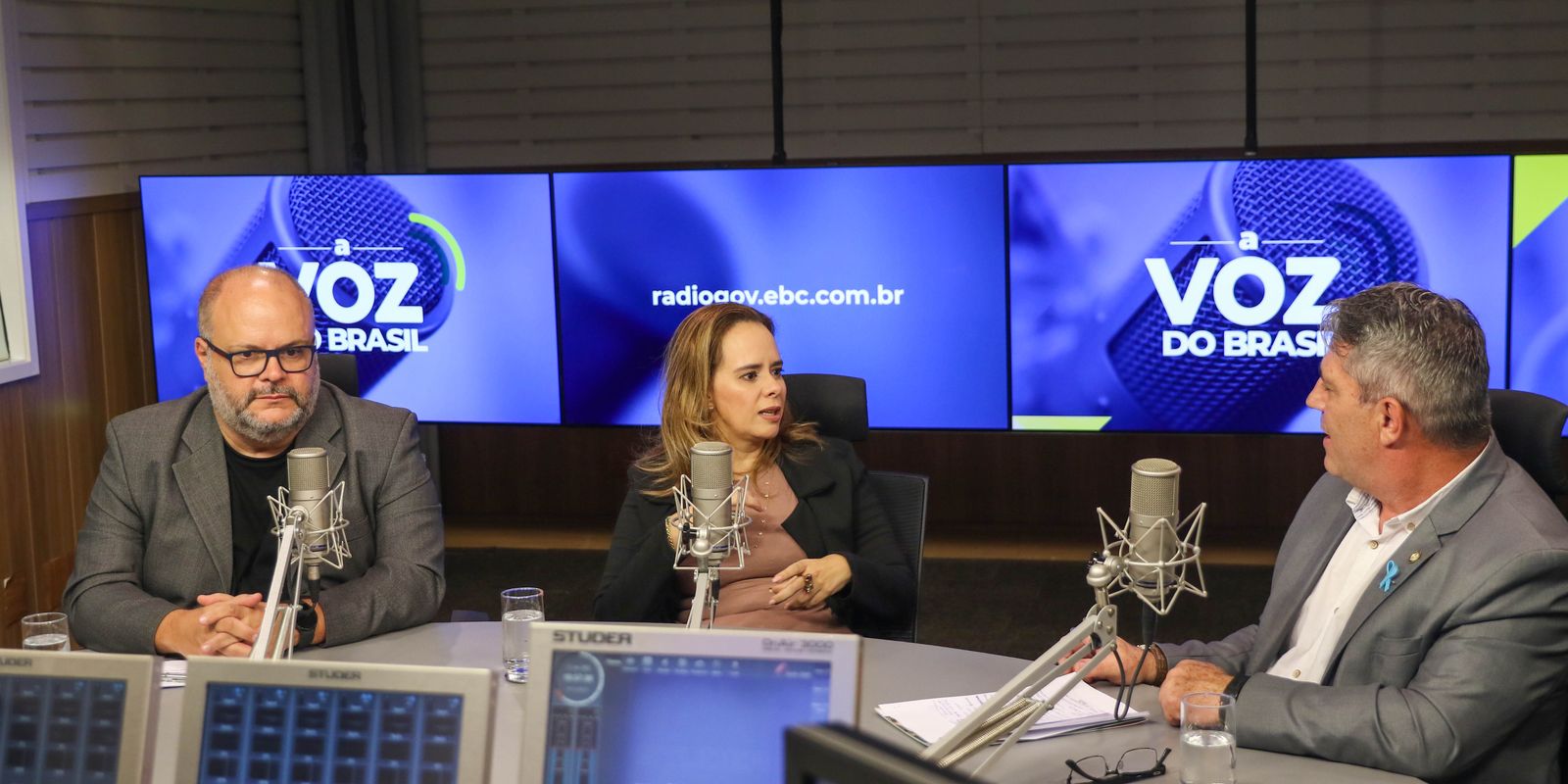 Entrevista ao Progama A Voz do Brasil. | Agência Brasil