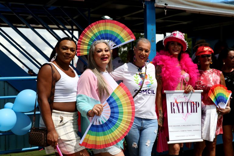 Marsha Nacional pela Visibilidade Trans, em Brasília | Agência Brasil