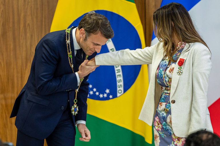 Lula recebe Macron | Agência Brasil