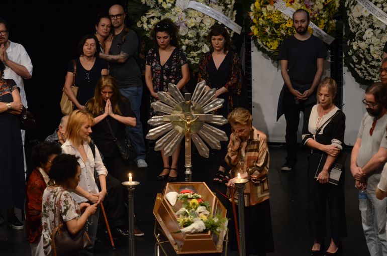 Velório do diretor de teatro Antunes Filho | Agência Brasil