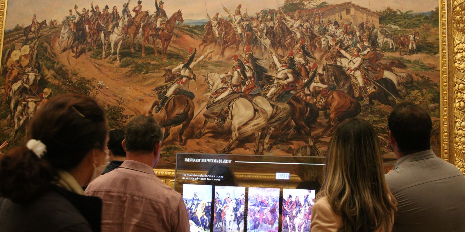 Quadro “Independência ou Morte!”, do pintor Pedro Américo no Museu do ...