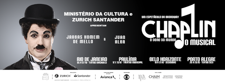 “Chaplin, O Musical” chega ao Rio em curta temporada | EBC Rádios