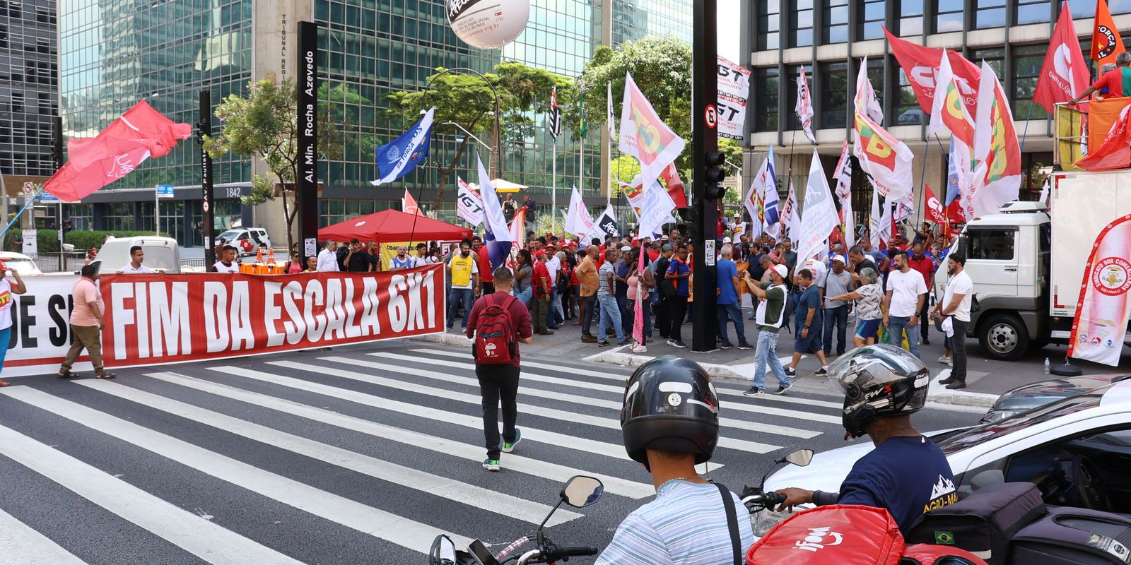 Ato das centrais sindicais de São Paulo | Agência Brasil