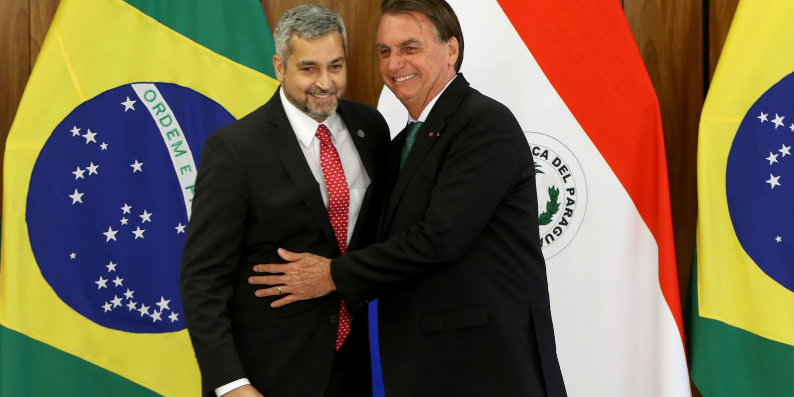 Mario Abdo Benítez/ Jair Bolsonaro/Entrevista à imprensa | Agência Brasil