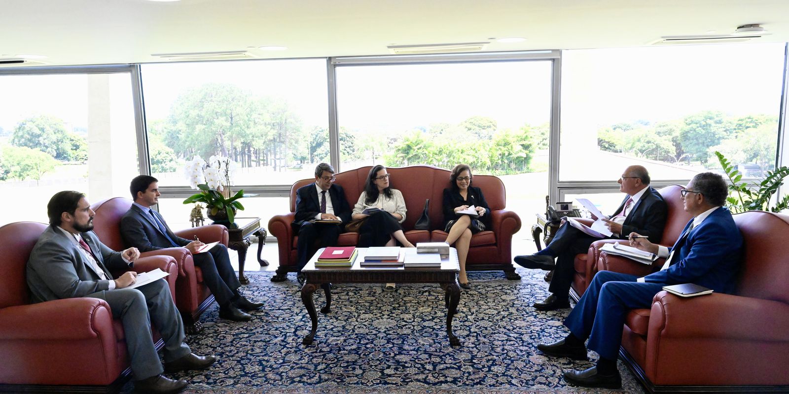 Alckmin durante reunião com Embaixadora Maria Laura da Rocha | Agência ...