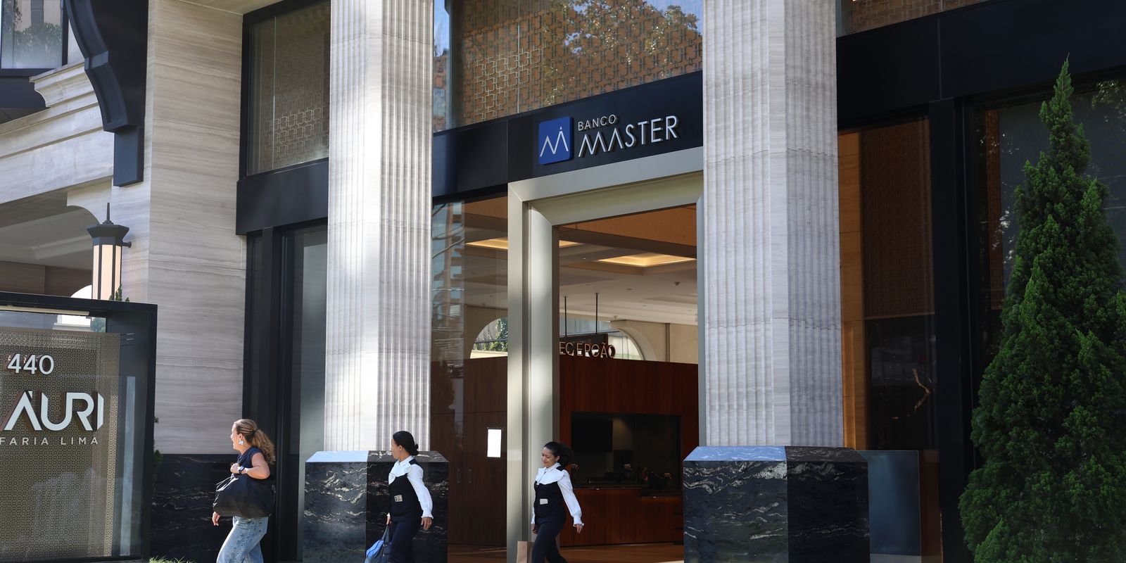 Fachada do Banco Master | Agência Brasil
