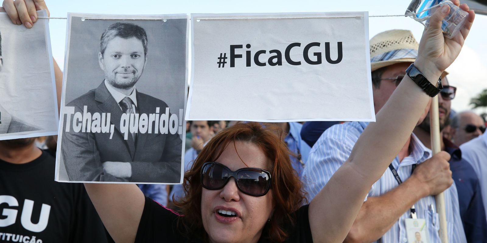Servidores da CGU protestam em frente ao Palácio do Planalto | Agência ...