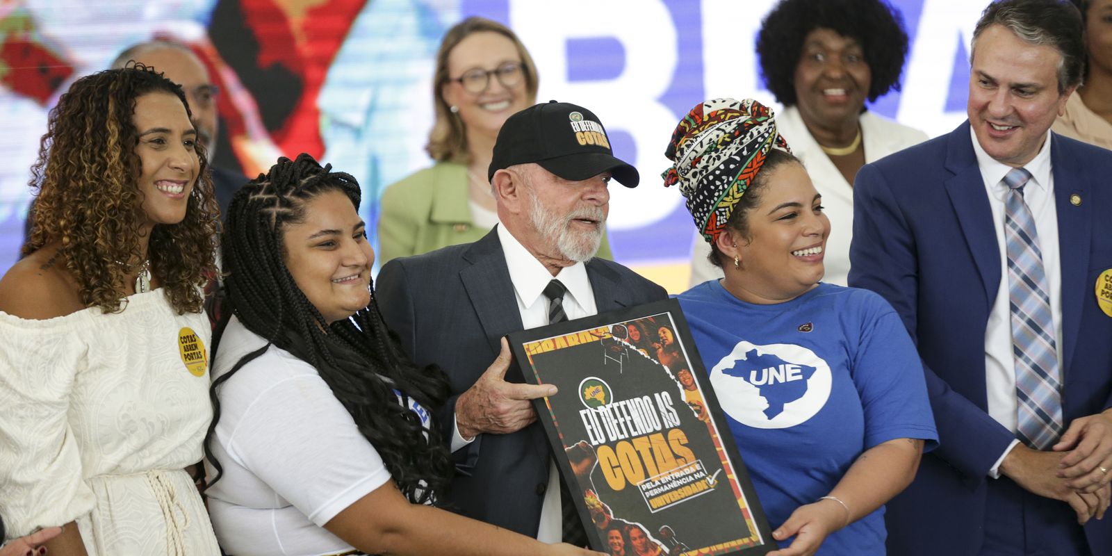 Cerimônia de sanção da nova Lei de Cotas Raciais | Agência Brasil