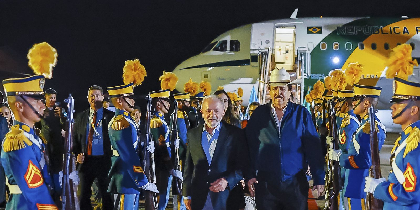 08.04.2025 - Chegada a Tegucigalpa, Honduras | Agência Brasil