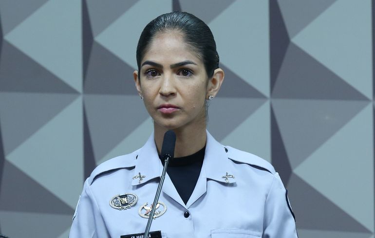Cabo da (PMDF) Marcela da Silva Morais Pinno, | Agência Brasil