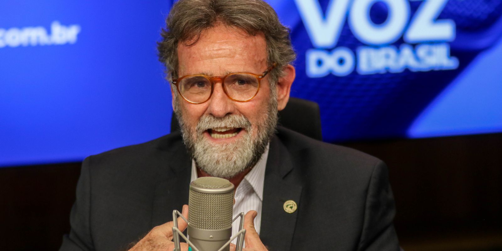 Entrevista à Voz do Brasil. | Agência Brasil