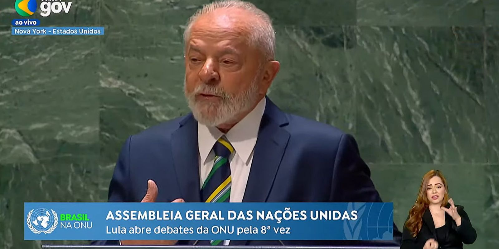 Presidente Lula discursa na ONU | Agência Brasil