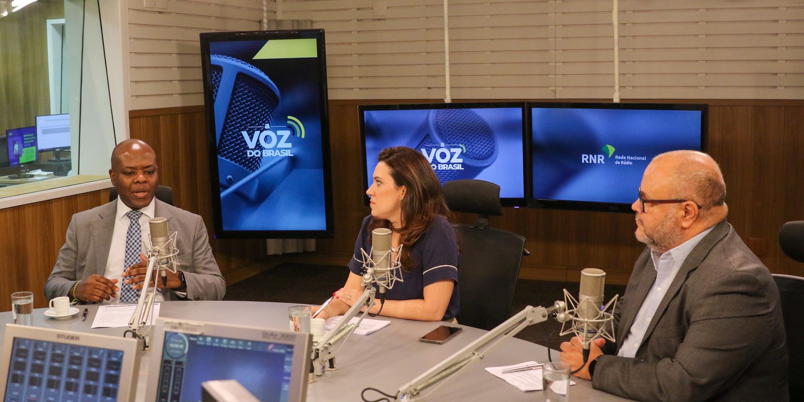 Entrevista ao programa Voz do Brasil. | Agência Brasil