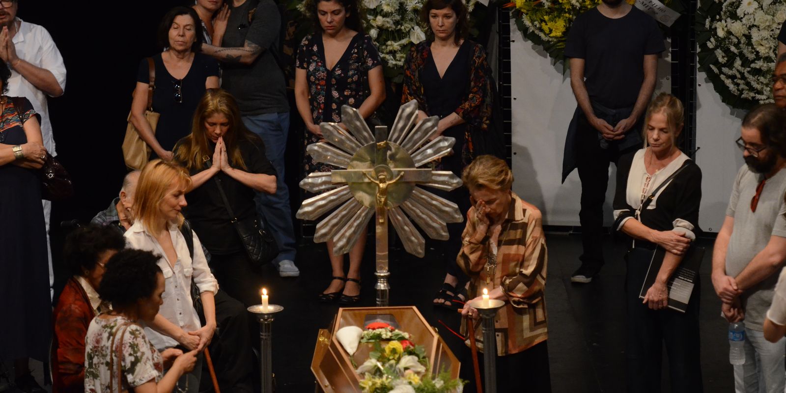 Velório do diretor de teatro Antunes Filho | Agência Brasil