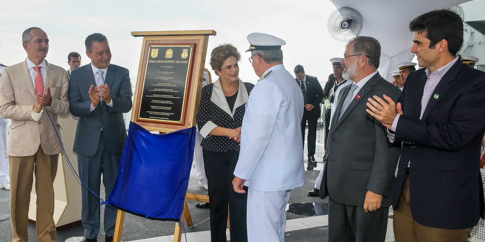 Dilma inaugura navio doca da Marinha | Agência Brasil