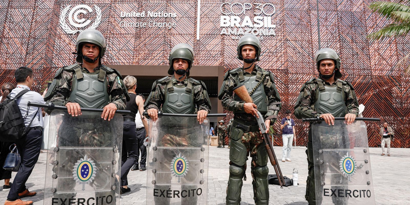 Soldados do exercito COP30 | Agência Brasil
