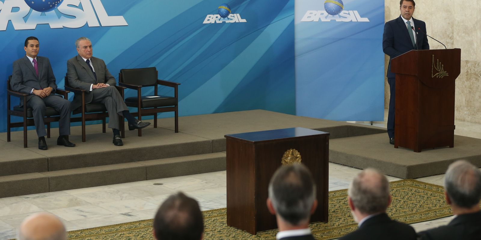 Cerimônia de assinatura de portaria conjunta Anvisa-Inpi | Agência Brasil