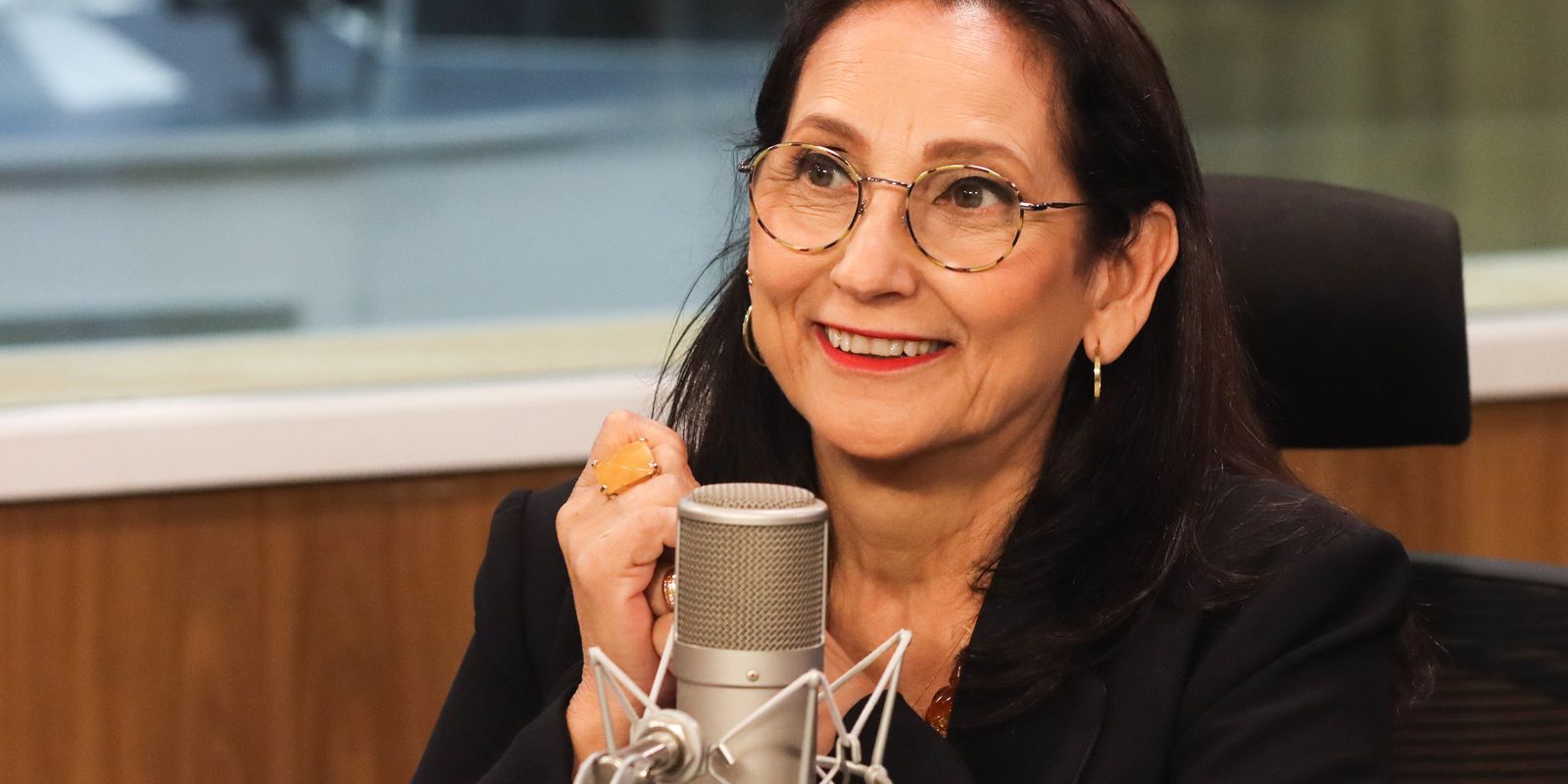 Marcia Oliveira, assessora do (Desmad) , na Voz do Brasil. | Agência Brasil