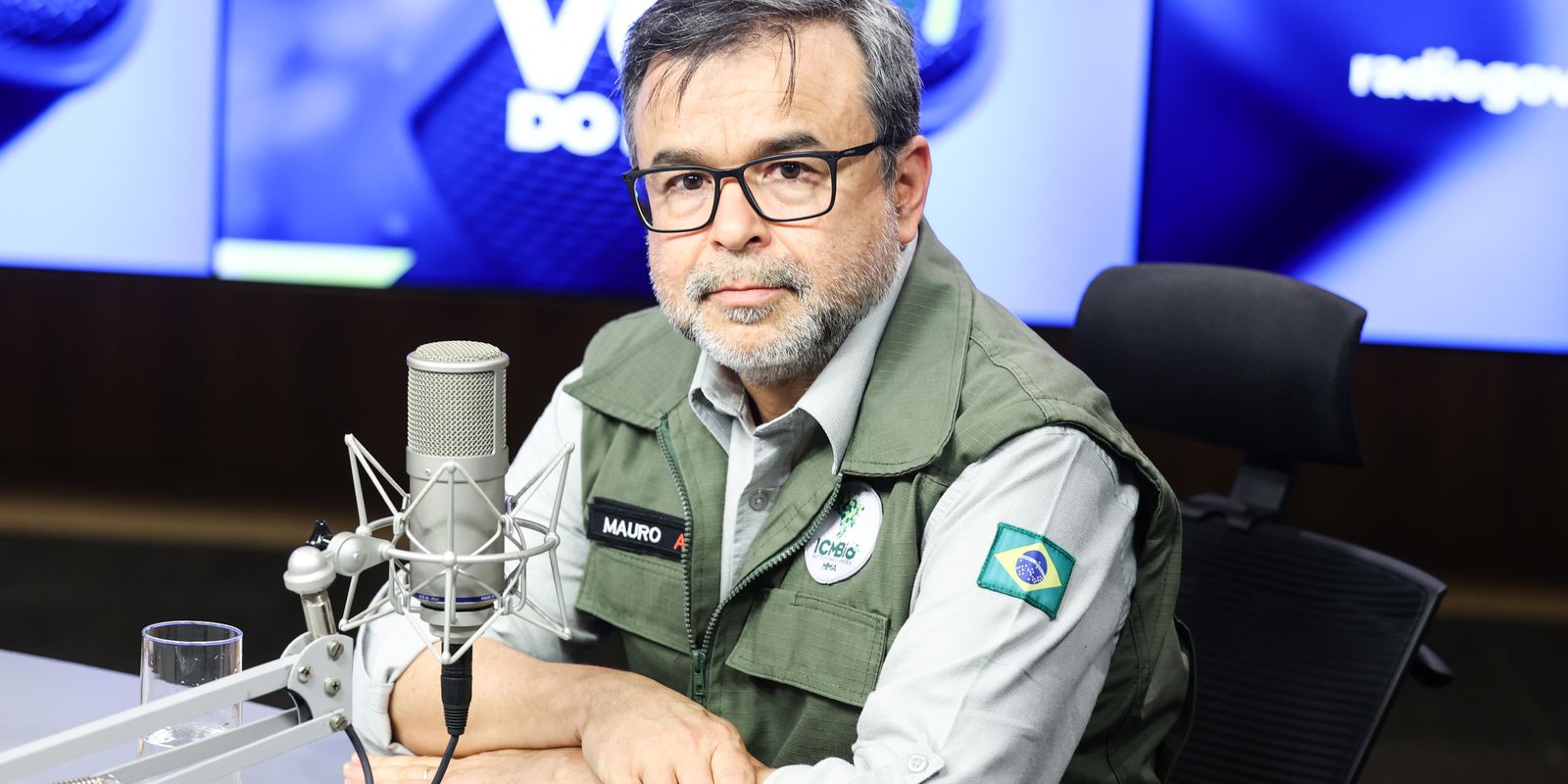 Mauro Oliveira, Pr. do Instituto Chico Mendes, na Voz do Brasil ...
