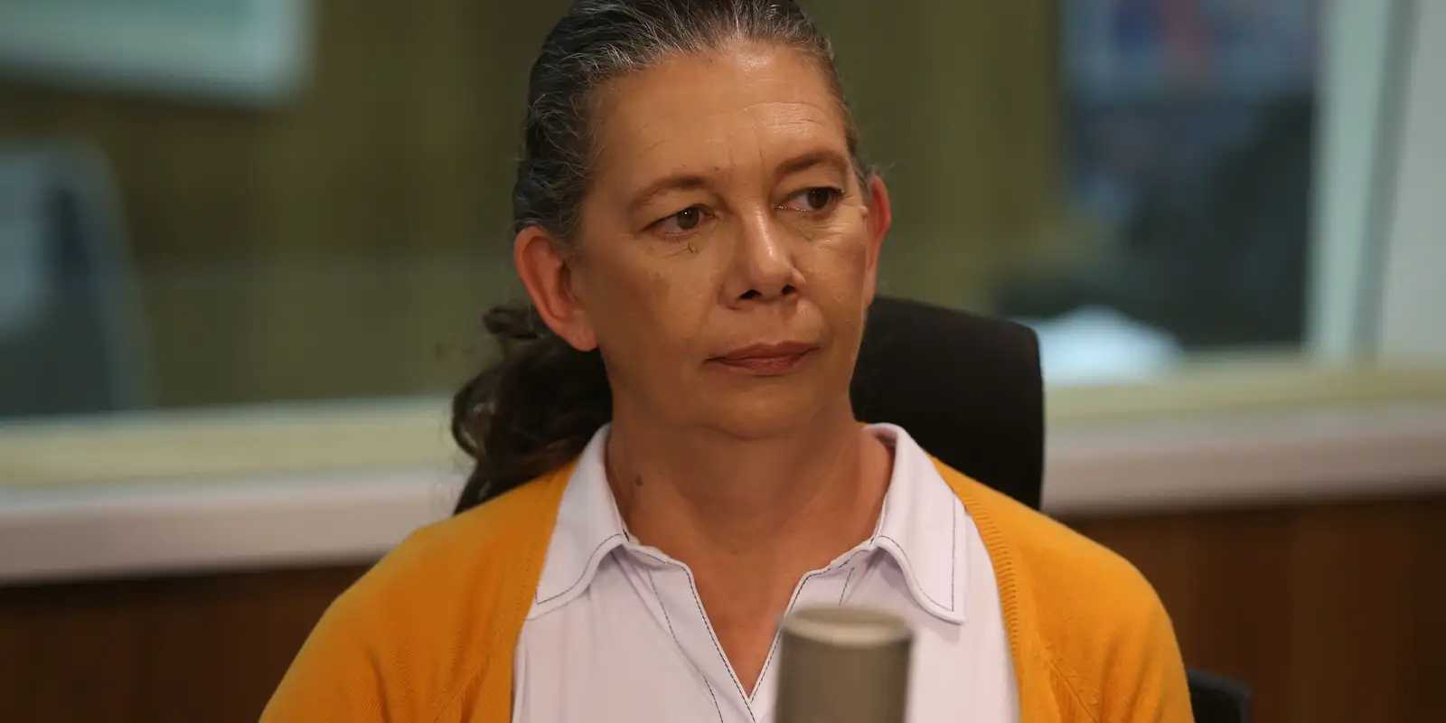 A ministra do Esporte, Ana Moser, na Voz do Brasil. | Agência Brasil