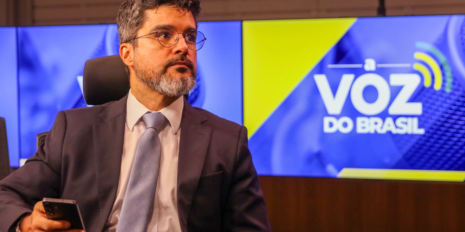 Entrevista ao programa A Voz do Brasil. | Agência Brasil