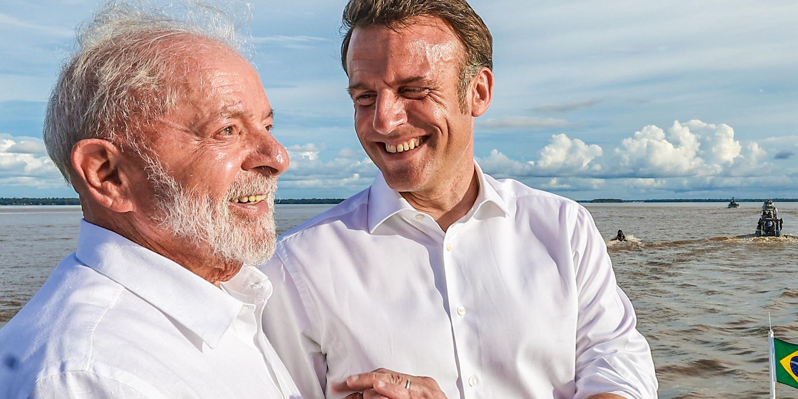 Lula e Macron | Agência Brasil