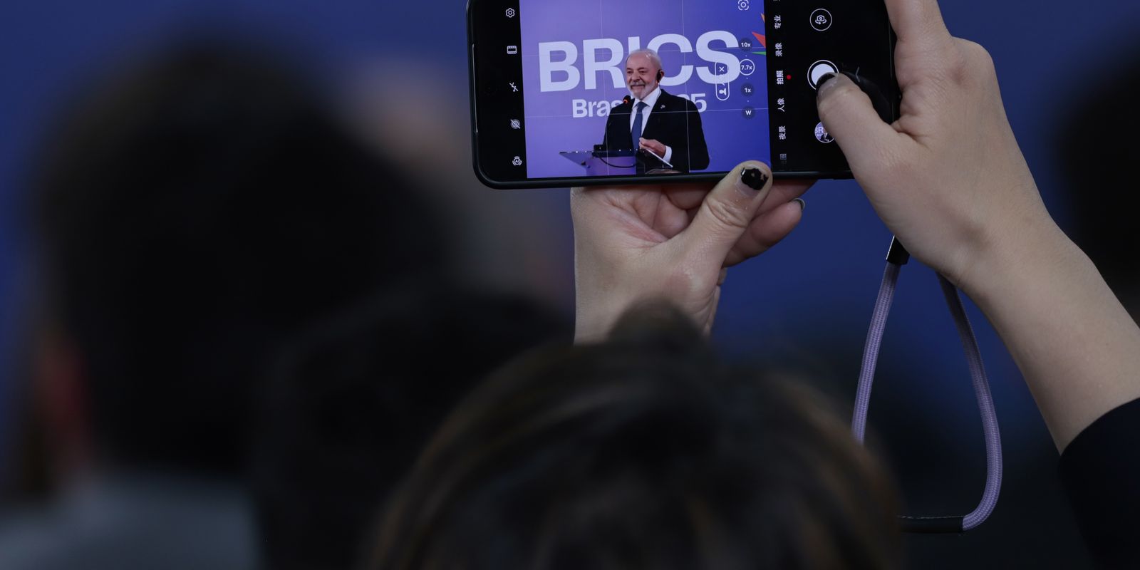 Lula durante pronunciamento no Brics. | Agência Brasil