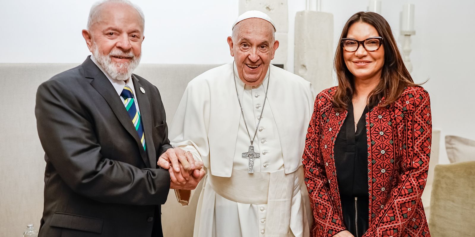 Presidente Lula com o Papa Francisco | Agência Brasil