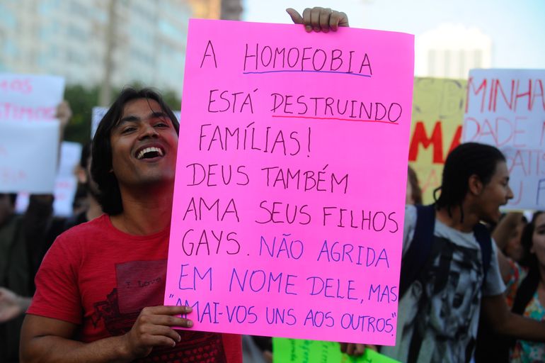 Ato contra a LGBTfobia e criminalização da homofobia no Rio | Agência ...