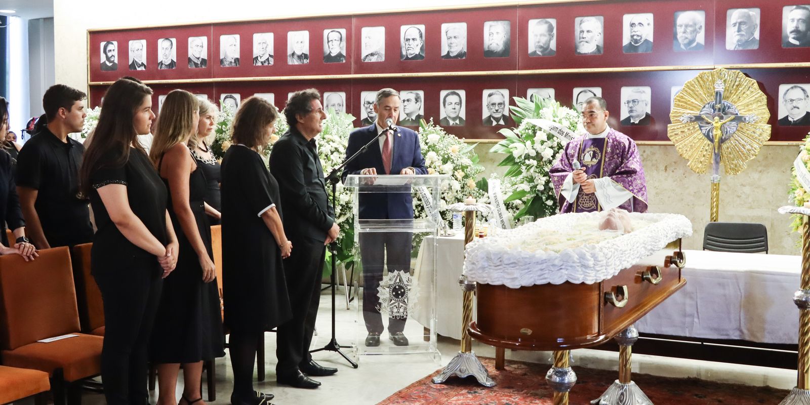 Velorio do ex-ministro Moreira Alves. | Agência Brasil