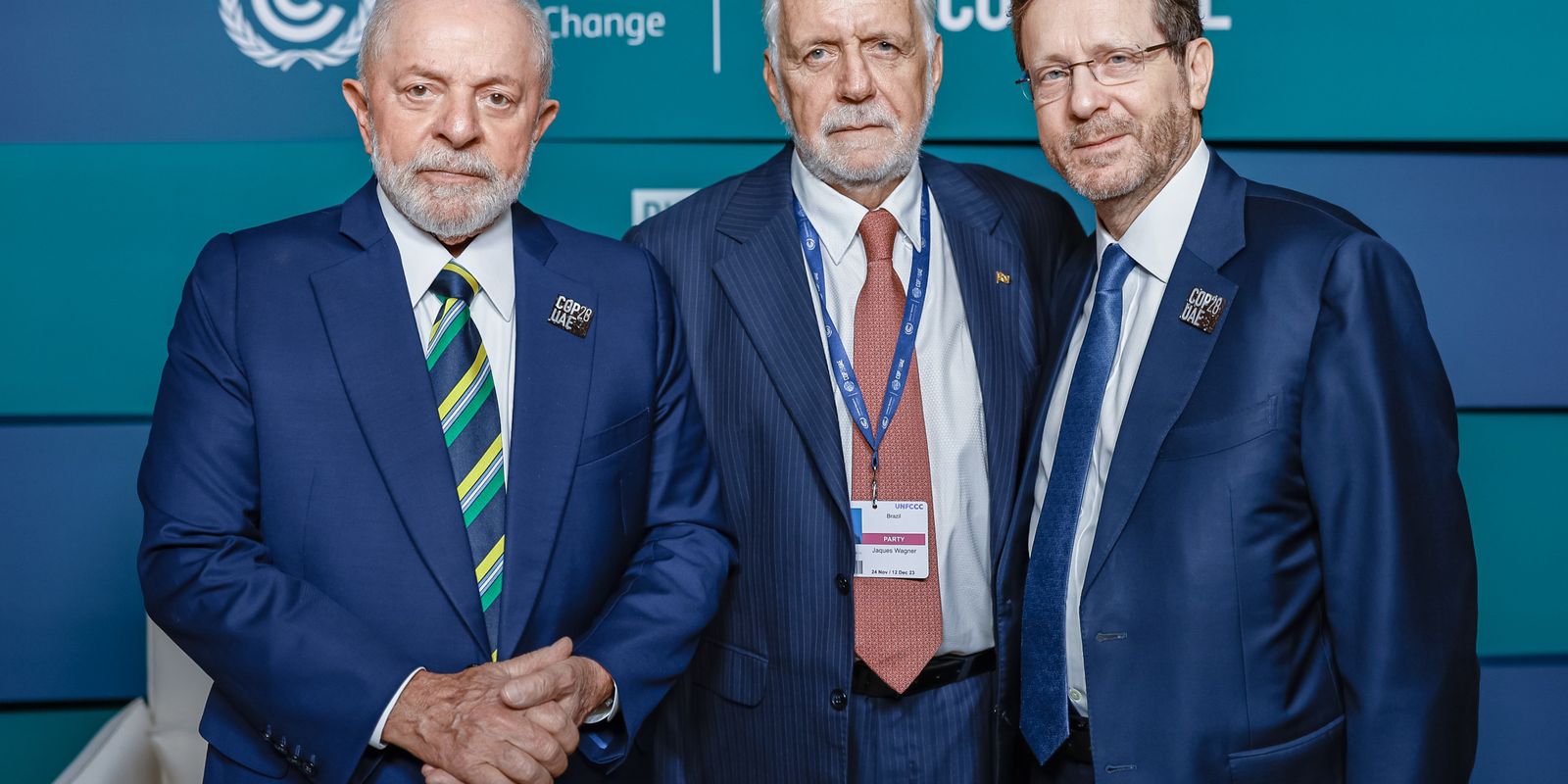 Presidente Lula com Presidente de Israel, Isaac Herzog | Agência Brasil