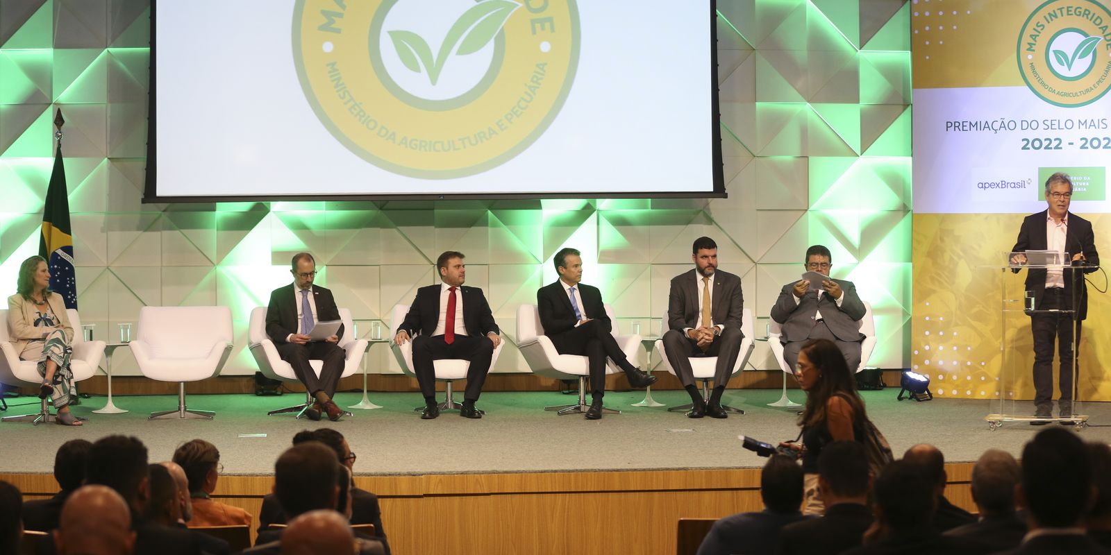 Entrega do Selo Mais Integridade 2022/2023. | Agência Brasil